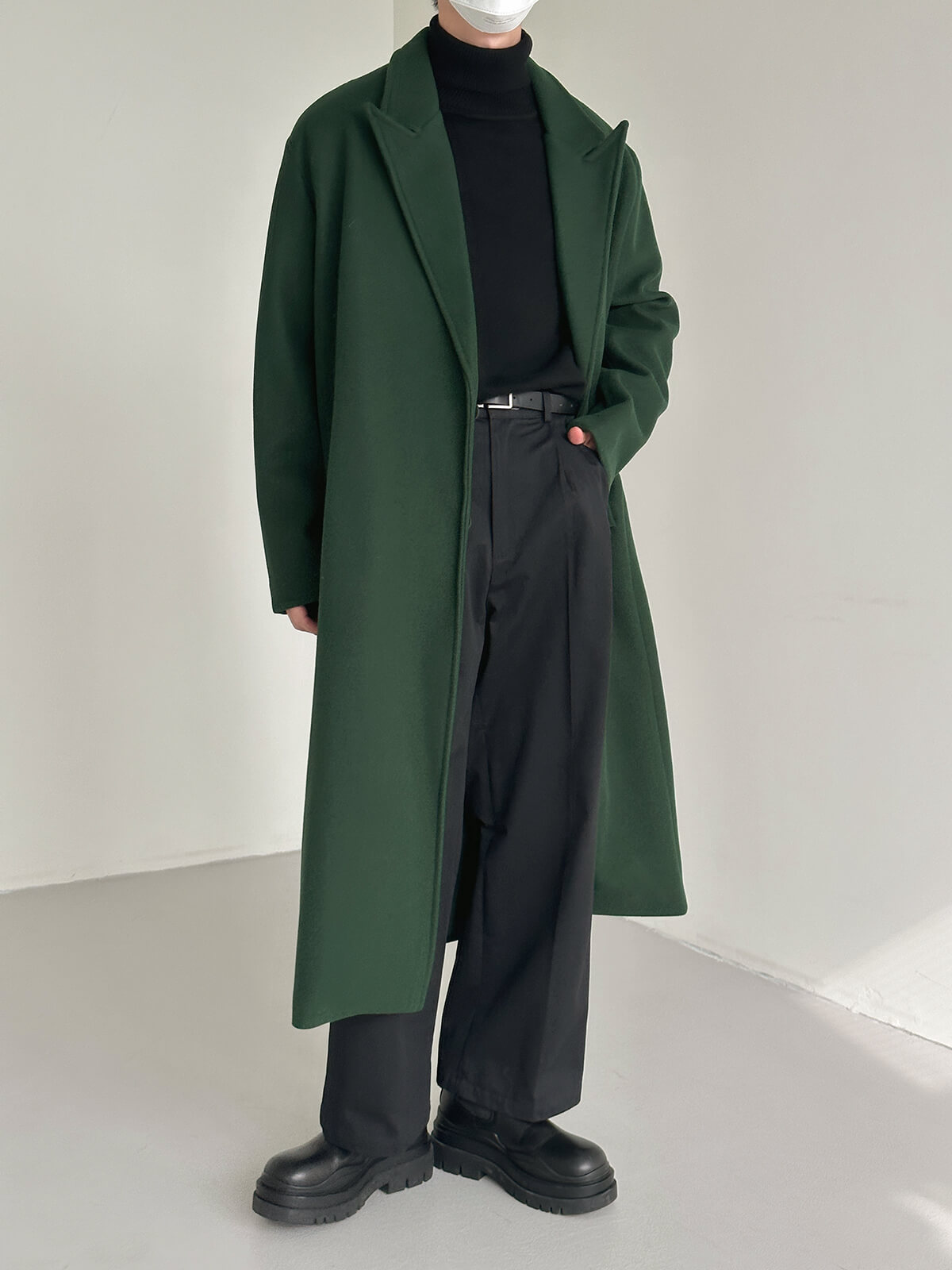 Пальто "DAZO Studio x Spike Buttons Inside Coat" - DL Studio