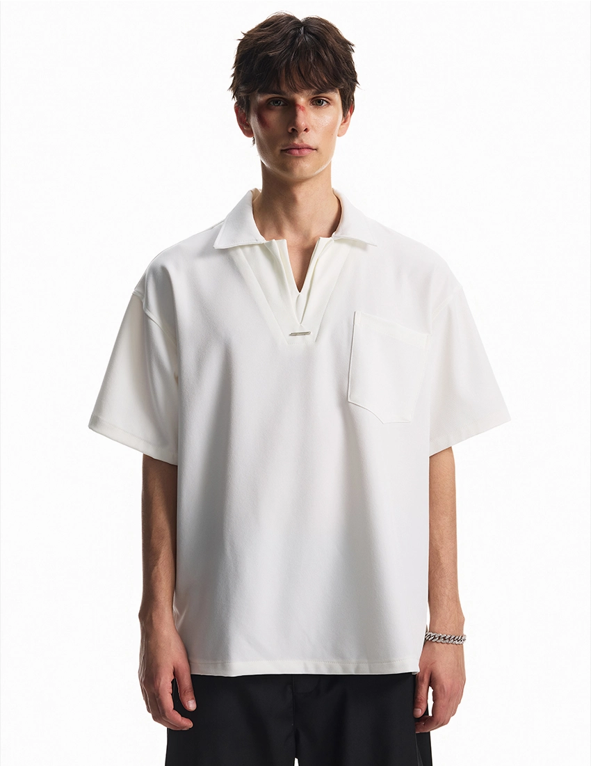 Футболка "NOFUNNULL Deep Polo T-Shirt" - DL Studio