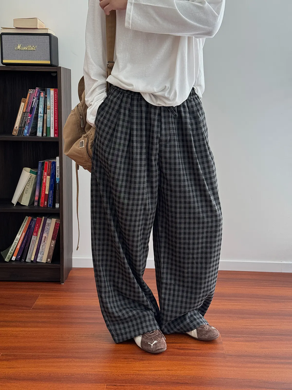 Брюки "19 Studio Relaxed Check Pants" - DL Studio