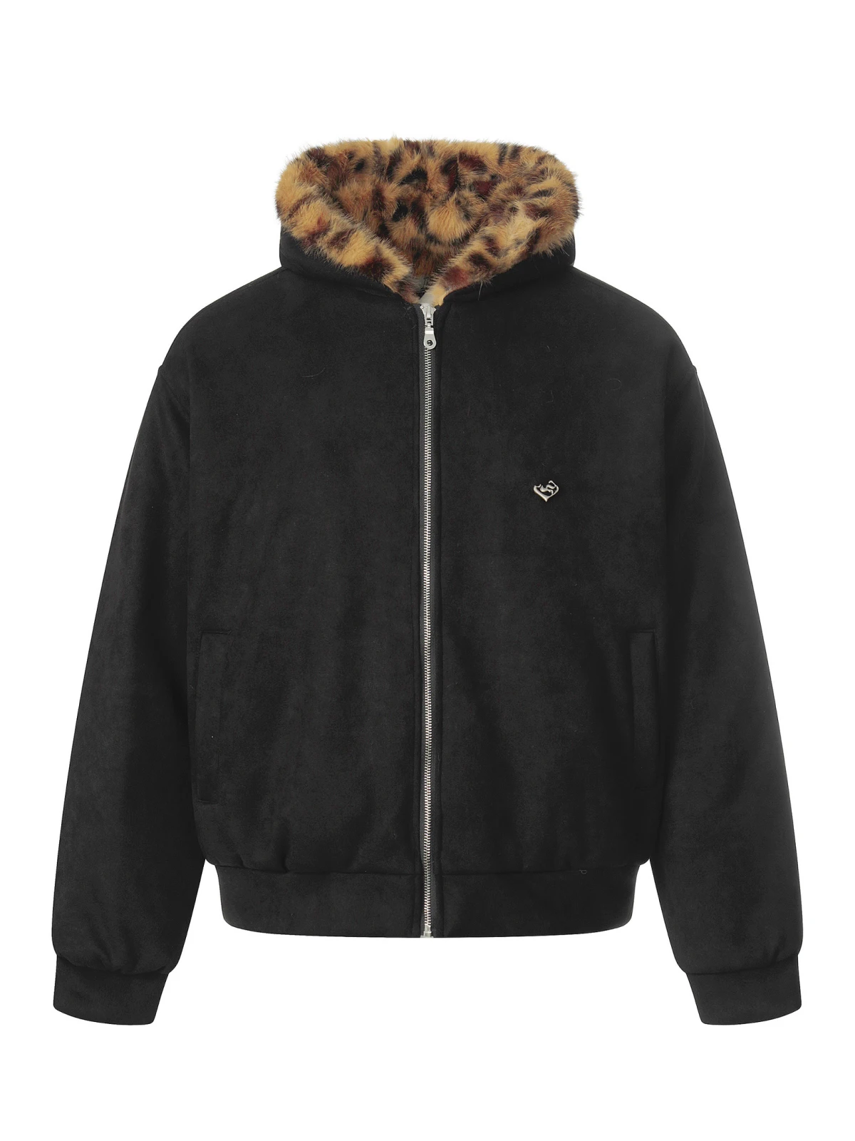 Куртка "MADE EXTREME Leopard Trim Jacket" - DL Studio